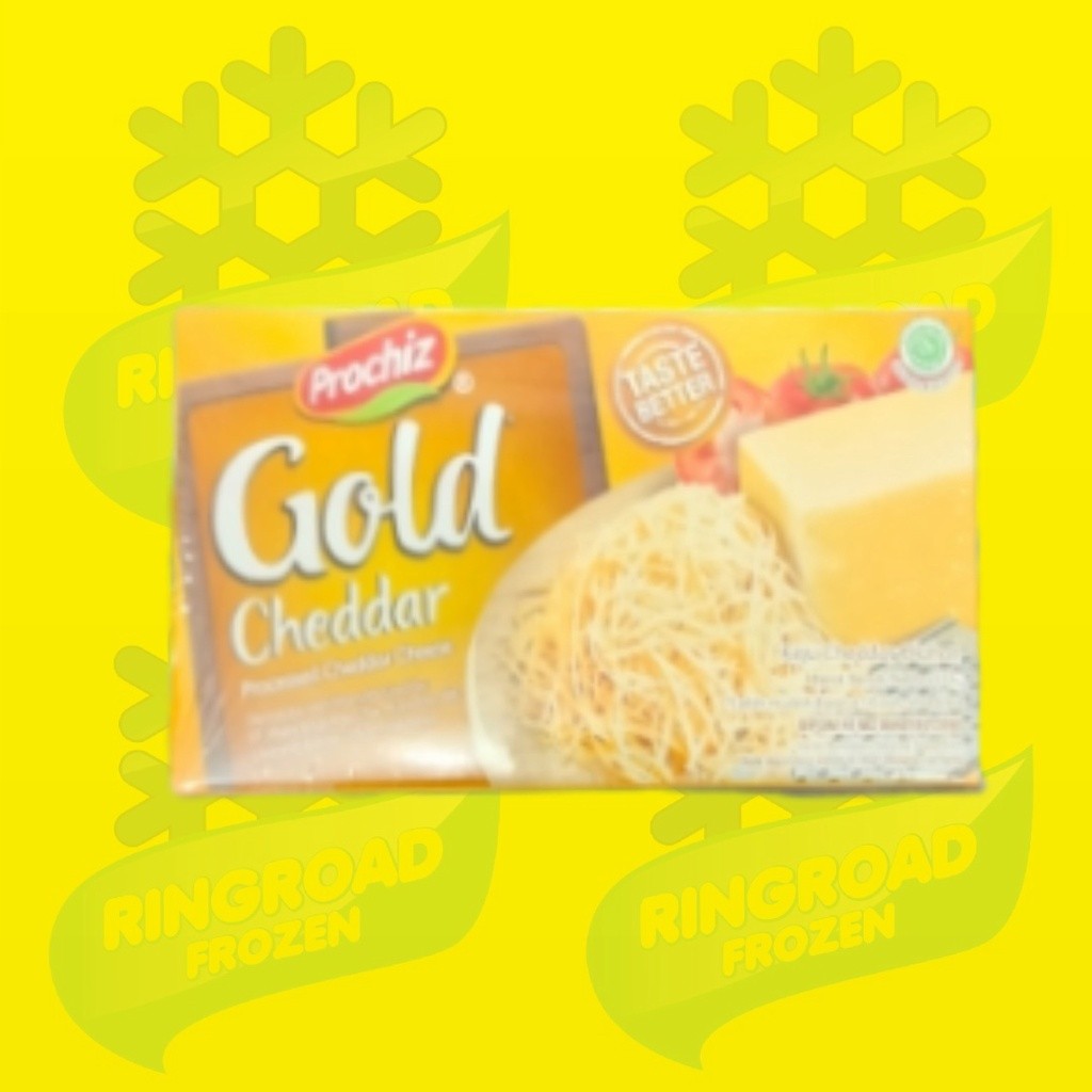 Jual PROCHIZ Gold Cheddar Block 160 gr | Shopee Indonesia