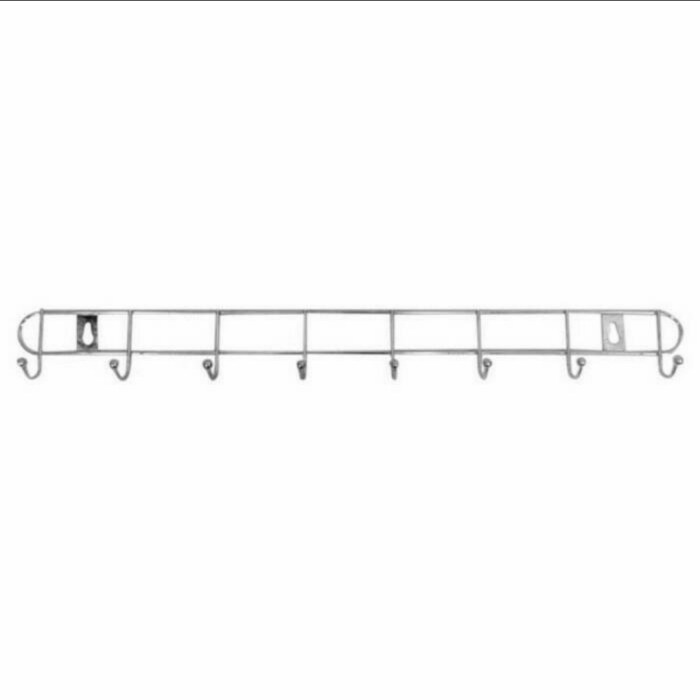Jual Kapstok Stainles Kecil 8 kaitan/ Hanger Dinding/ Gantungan Baju ...