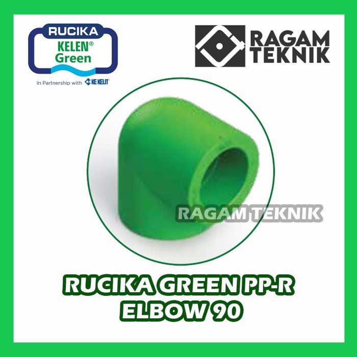 Jual Rucika Elbow 90° 1/2" 20 mm Keni Knee 90 Derajat PPR Tigris Green | Shopee Indonesia