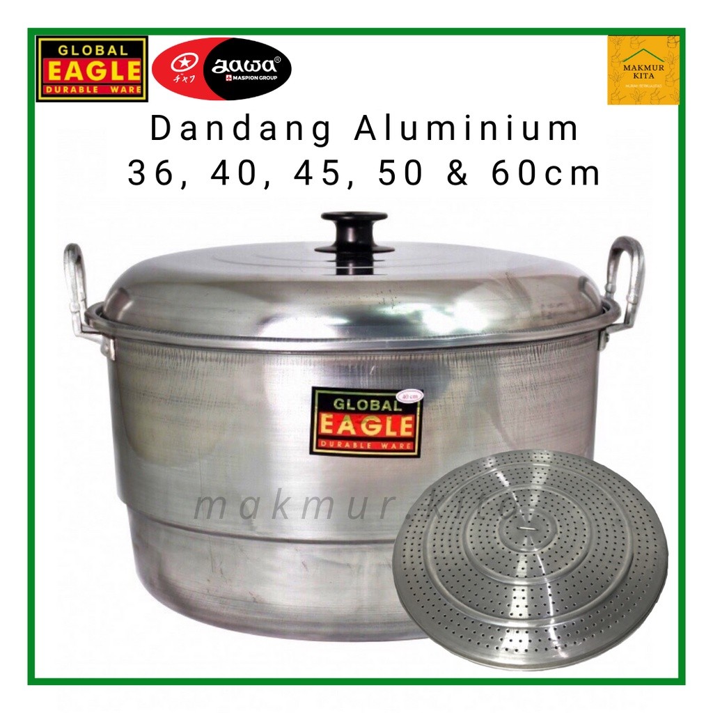 Jual XT53B Panci Dandang Kukus 36 40 45 50 55 60 CM Aluminium Global ...