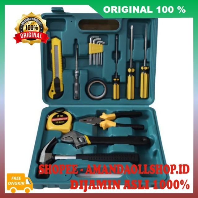 Jual Tool Set Lengkap All in One Tool Set Box Alat Tukang Perkakas ...