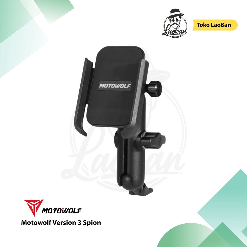Jual Phone Holder MOTOWOLF V3 - Holder HP MOTOWOLF Spion Sepeda Motor ...