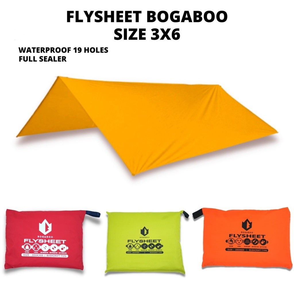 Jual Flysheet / Tarp tent / Pelapis Tenda 3x6 Meter (300 x 600 Cm) 19 ...