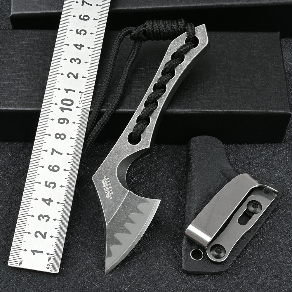 Jual Wilderness Survival Outdoor Self Defense Carry Mini Tactical Axe ...