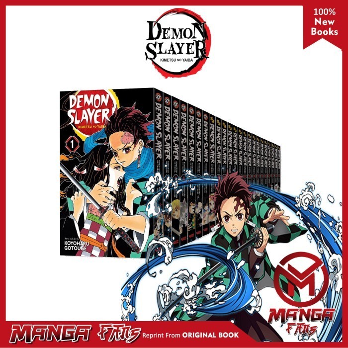 Jual Komik Manga Demon Slayer completed, 23 Books series (English ...