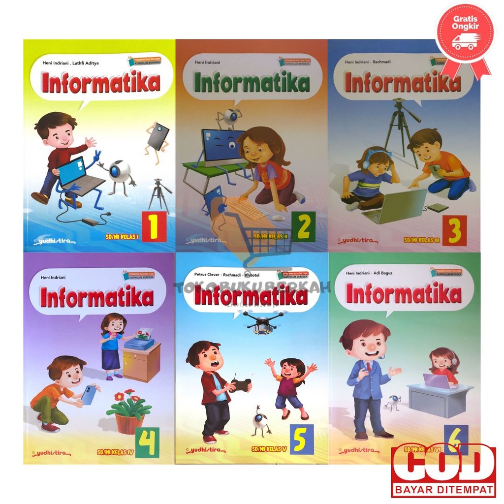 Jual Buku Informatika Kelas 1 2 3 4 5 6 SD/MI Kurikulum Merdeka Penerbit Yudhistira | Shopee ...