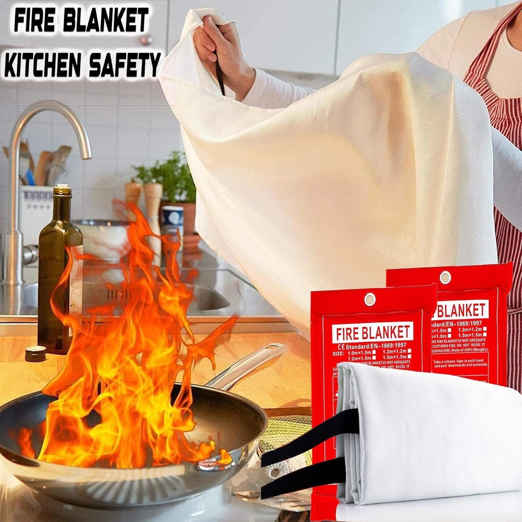 Jual Fire Blanket Kain Selimut Pemadam Tahan Api Emergency Fiberglass ...