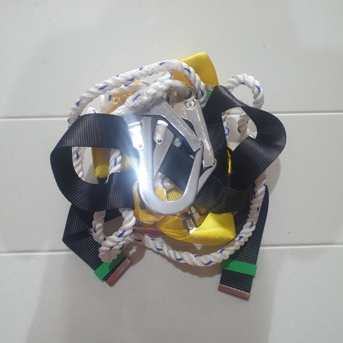 Jual GT Life Safety Belt Full Body Harness Double Big Hook Tali Sabuk ...