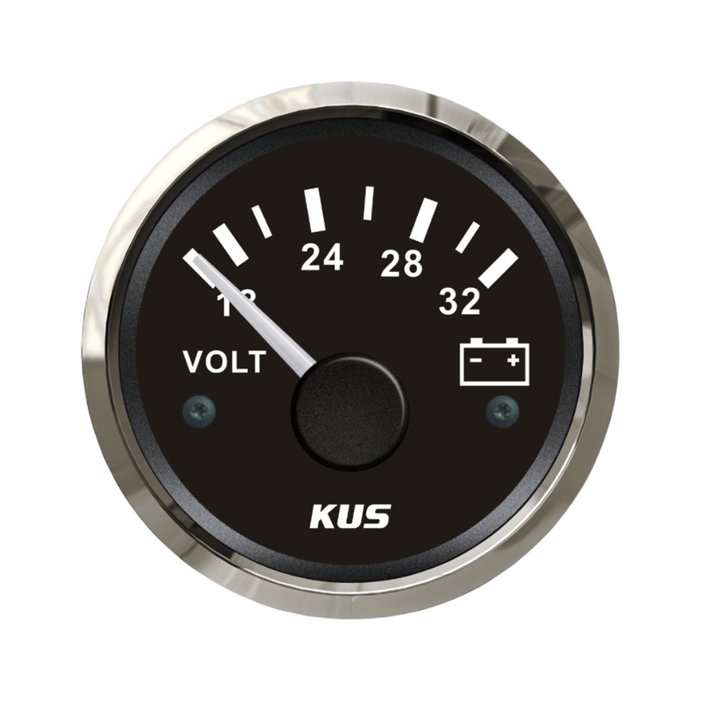 Jual Marine Auto Needle/Digital Voltage Gauge 12V 24V Boat Car Truck RV ...