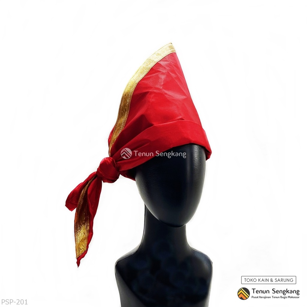 Jual Passapu / Patonro / Penutup Kepala Lilitan Ikat Kain Sultan ...