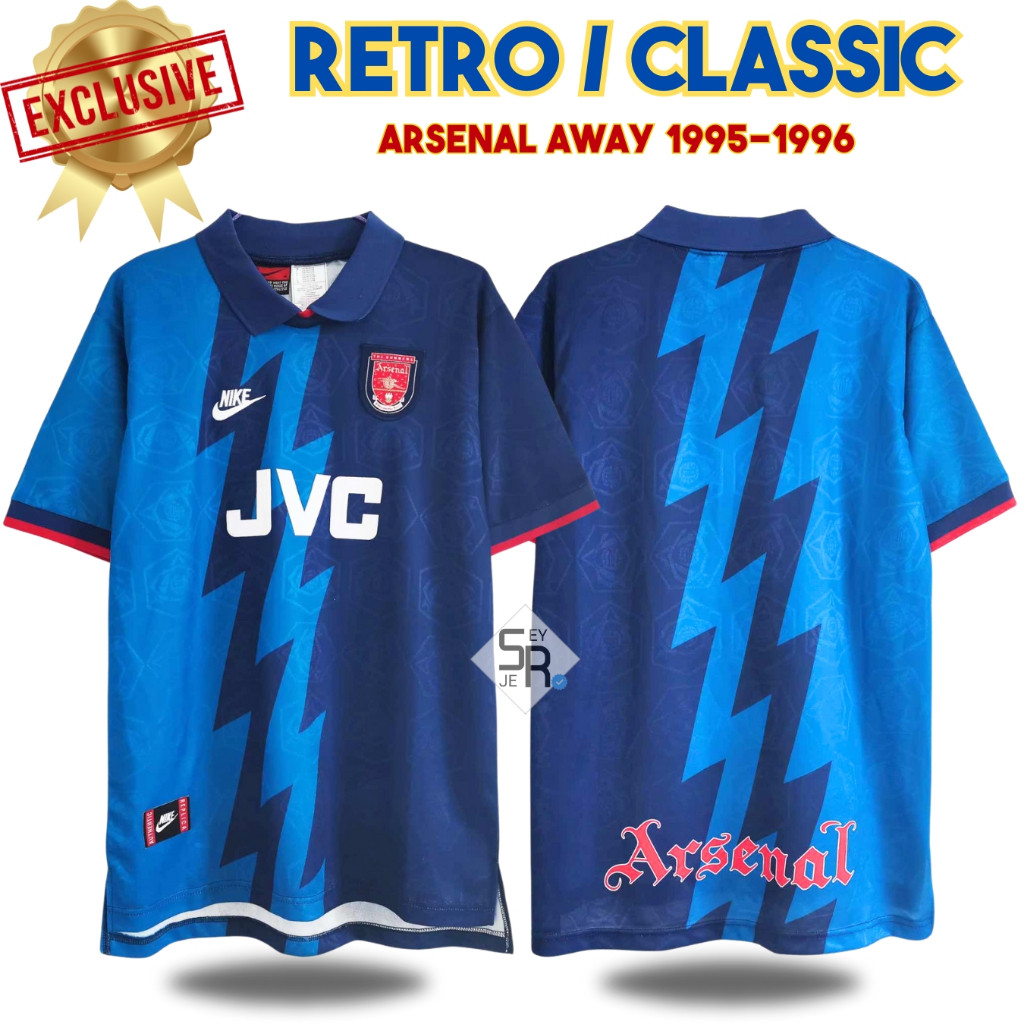 Jual JERSEY ARSENAL AWAY RETRO 1995 VINTAGE CLASIC JVC | Shopee Indonesia