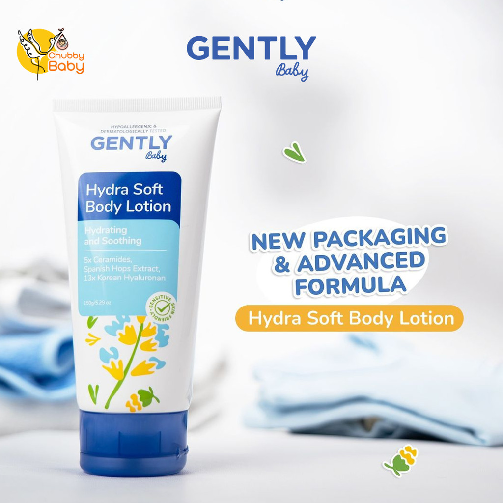 Jual Gently Baby Hydra Soft Nourishing Lotion 50g & 150g | Shopee Indonesia