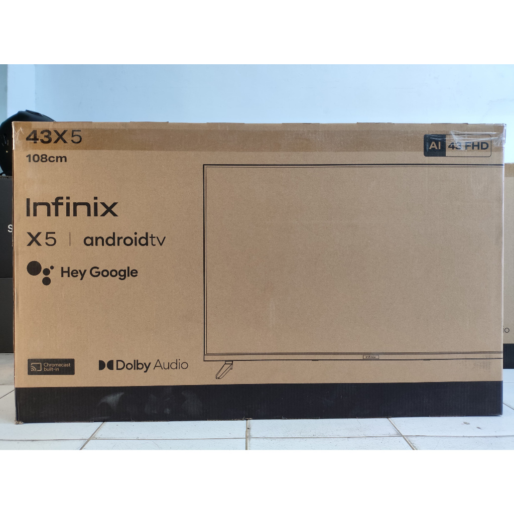Jual Infinix Smart tv 43X5 - 43"FHD display - Android TV - Digital ...