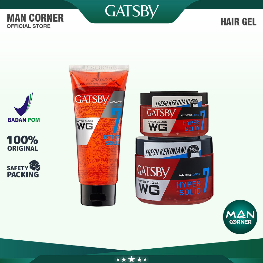 Jual Gatsby Water Gloss Hyper Solid SERIES | Man Corner | Shopee Indonesia