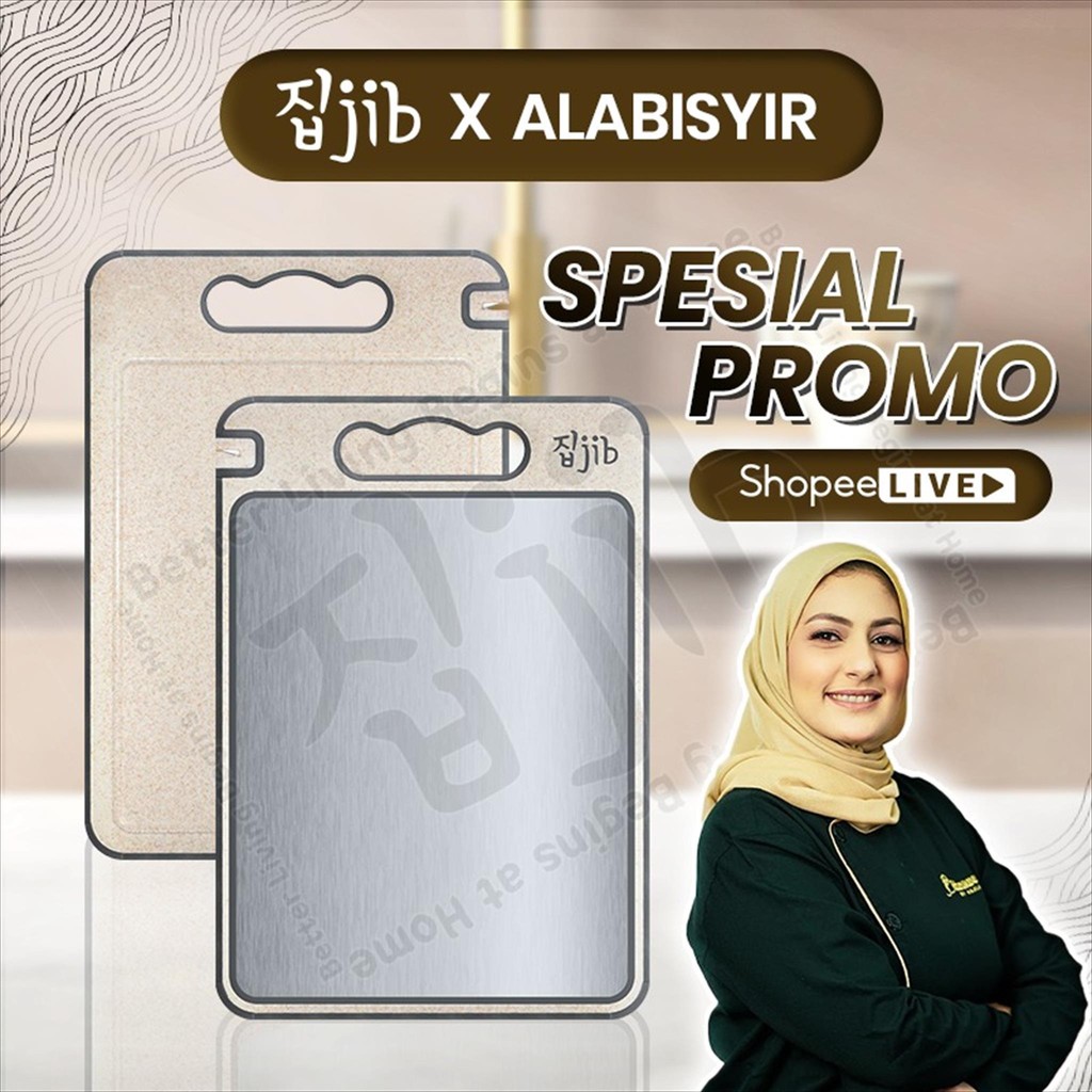 Jual [JIB] [SPECIAL LIVE] STAINLESS STEEL CUTTING BOARD x ALABISYIR ...