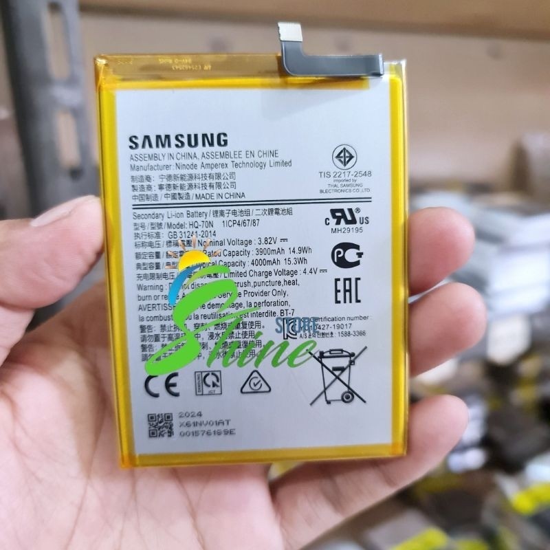 Jual BATERAI BATRE HQ-70N ORIGINAL HP SAMSUNG GALAXY A11 SM-A115F BATTERY BATREI TANAM | Shopee ...
