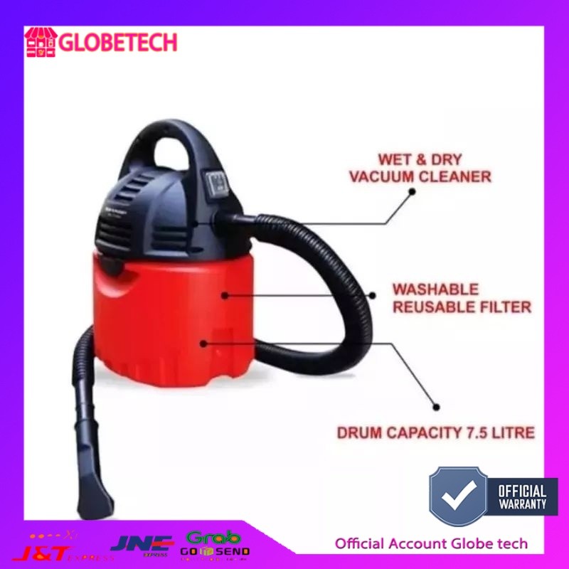 Jual Sharp Vacuum Cleaner EC-CW60 Wet and Dry EC CW 60R Vacuum Cleaner ...