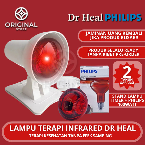 Jual Lampu Infrared Philips 100 150 250 Watt Free Bubble Lampu Terapi ...
