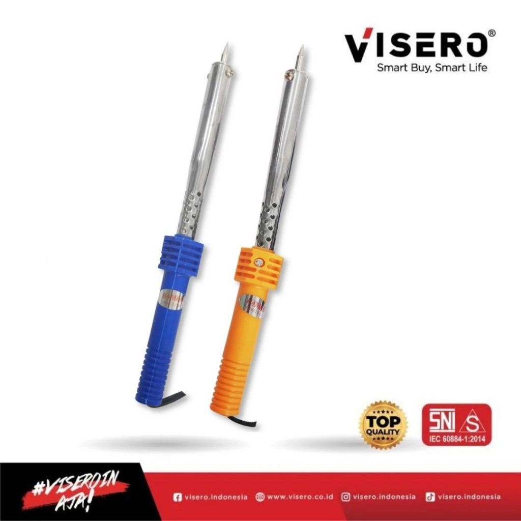Jual VISERO VSL-3 SOLDER PLASTIK SOLDERING IRON 40W Original - DigiShop ...
