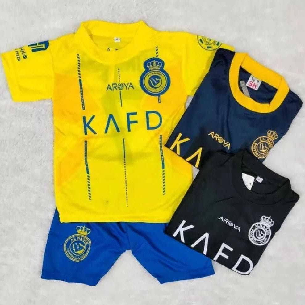 Jual BISA COD / SETELAN BAJU BOLA RONALDO TERBARU / JERSEY AL NASR LIGA ...