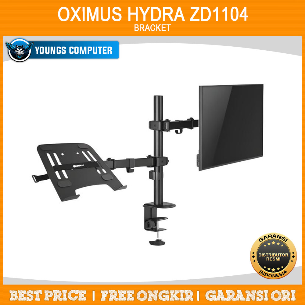 Jual BRACKET OXIMUS Hydra ZD1104 Combo Bracket Monitor + Notebook ...