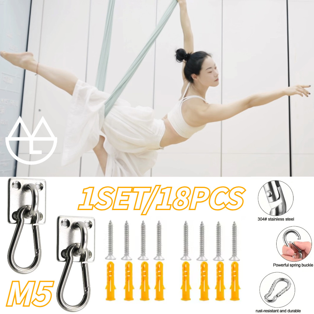 Jual 2Set Gantungan Hammock Kait Dinding Bahan Stainless Steel Tebal ...
