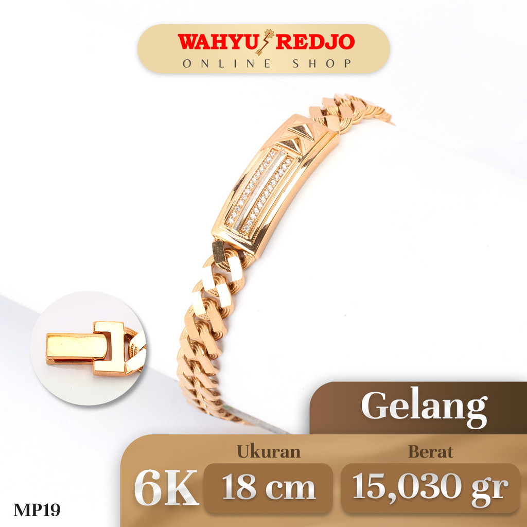 Jual Gelang Emas Kadar 6K Wahyu Redjo GL-6K-27759336-PMR | Shopee Indonesia