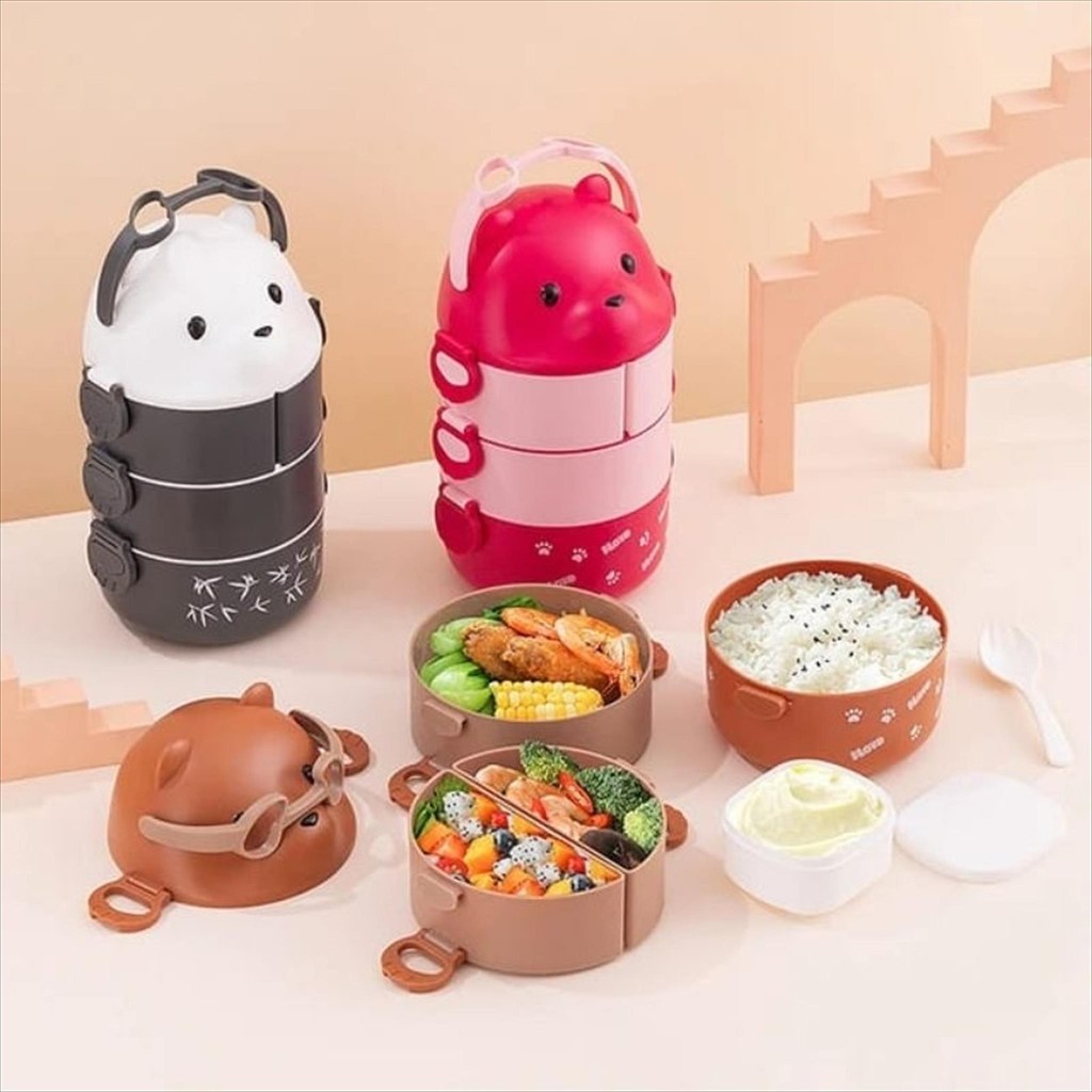 Jual Lunchbox Lunch Box Kotak Tempat Tempak Bekal Bekel Makan Bento Box ...