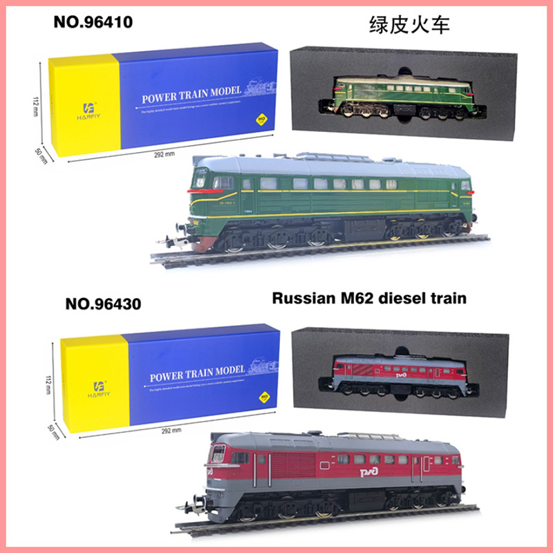 Jual HO Scale HF 1:87 Russian M62 Diesel Train Model With Power ...
