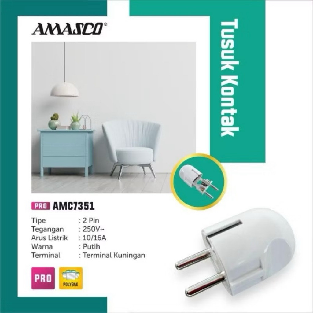 Jual STEKER ARDE BULAT AMASCO AMC7351 PRO TERMINAL KUNINGAN | Shopee ...