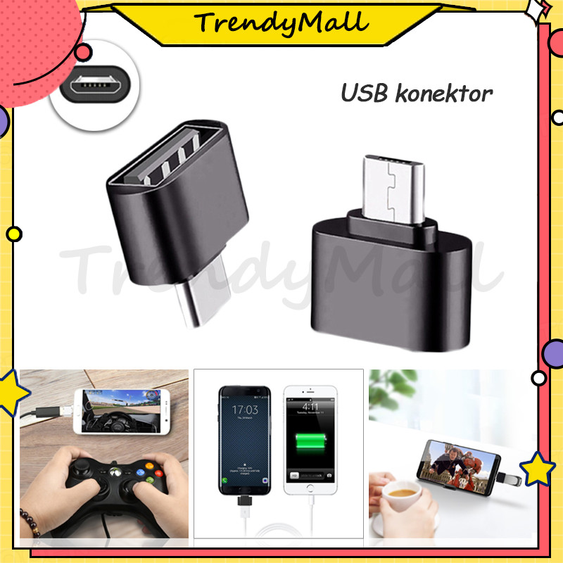 Jual OTG USB type C/Type-C Connector To Normal USB port - Converter ...