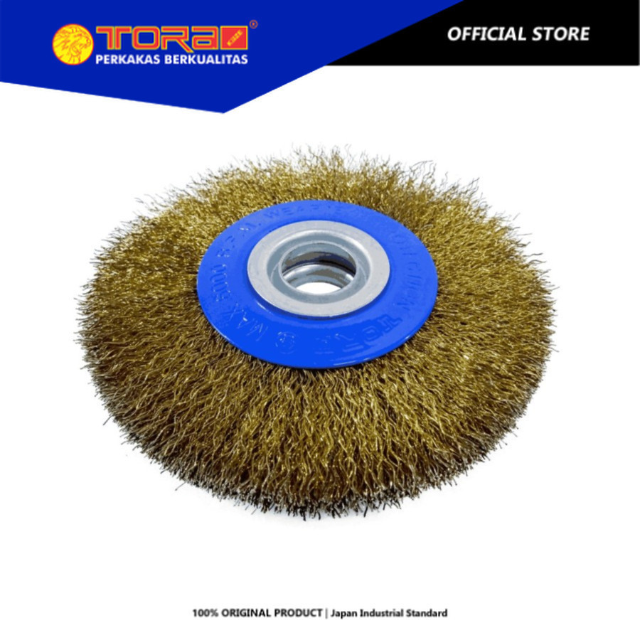 Jual TORA Sikat Kawat Baja 5 Inch 125 mm Flat - Wire Wheel Flat | Shopee Indonesia
