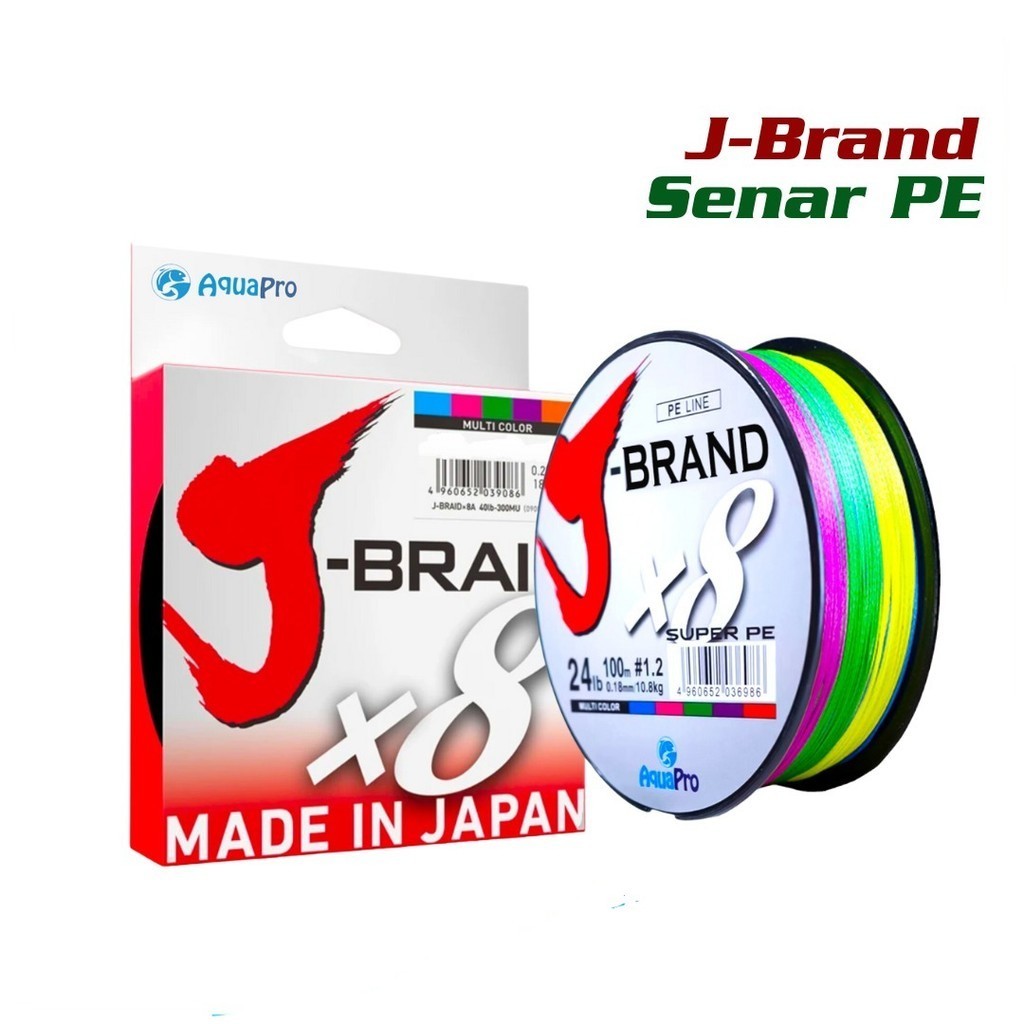 Jual Senar Pancing Baru J Brand X8 Grand 8 Stand Xbraided PE Line ...