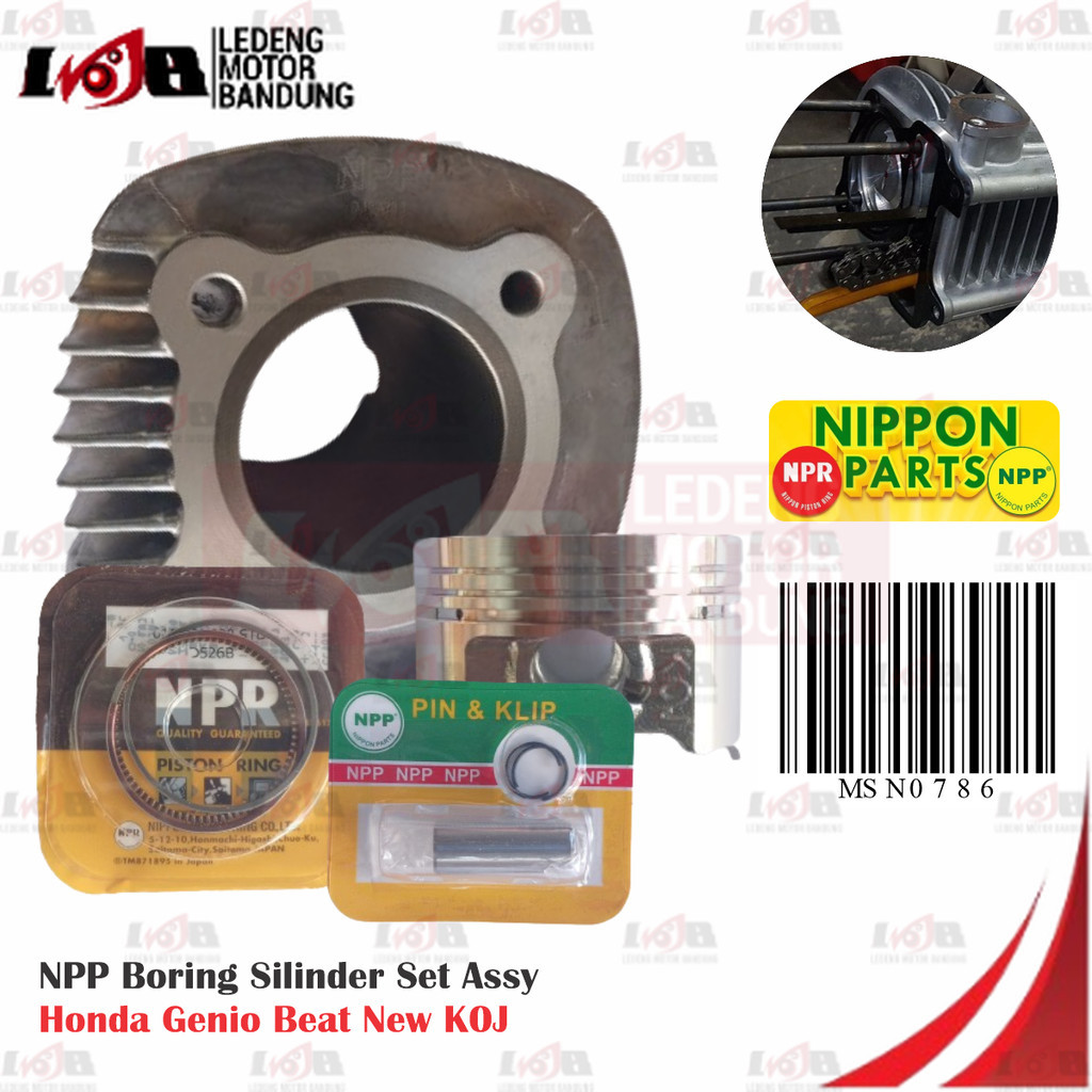 Jual NPP Blok Boring Cylinder Set Honda Genio Beat New Deluxe 2020 K0J ...