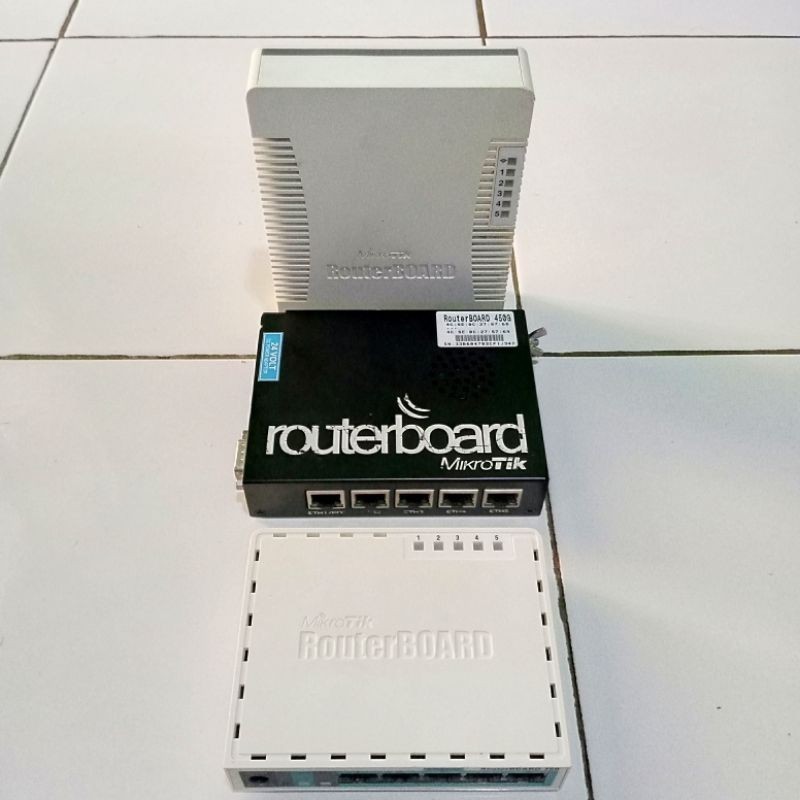 Jual mikrotik routerboard rb-750/rb750r2 hex lite/rb951ui-2hnd/rb450G ...