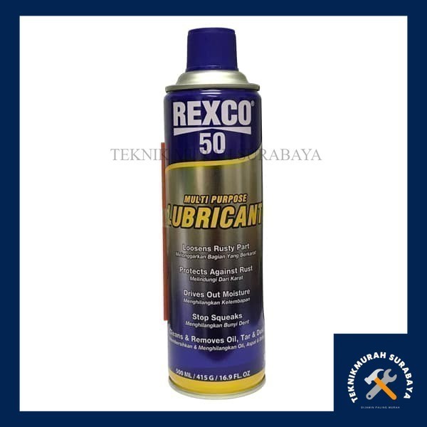 Jual Rexco 50 Multi Purpose Lubricant (500ml) Pelumas Anti Karat ...