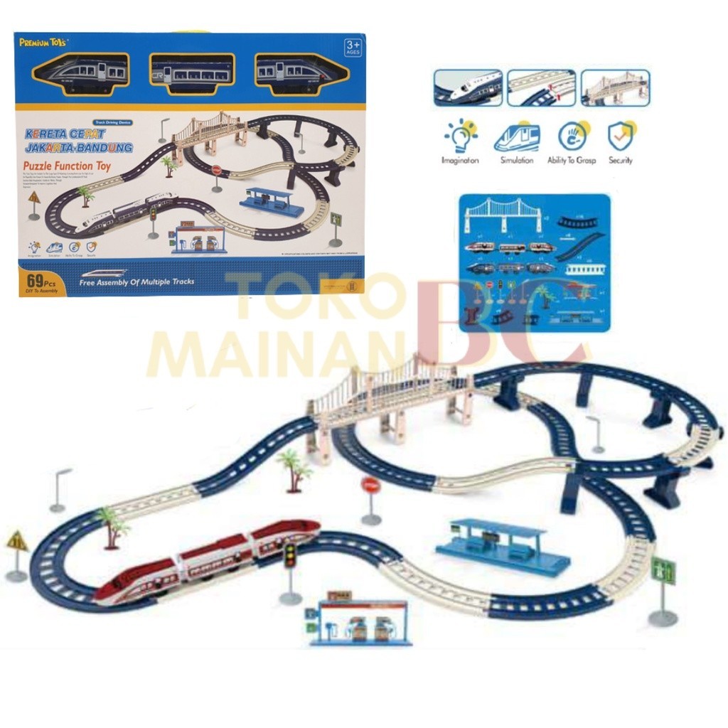 Jual EF56Y Mainan Kereta Api Cepat Jakarta Bandung Mainan Anak Express ...
