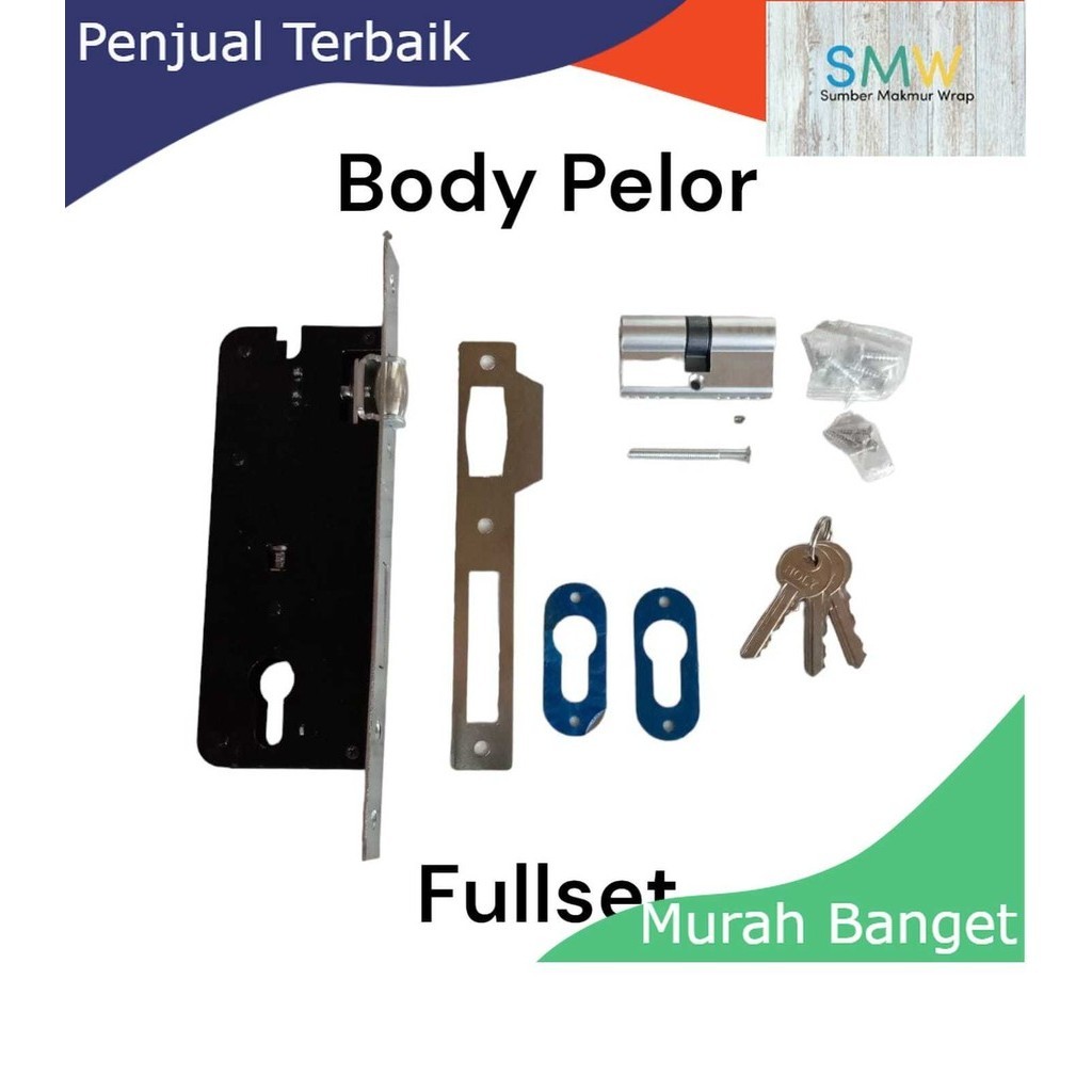 Jual Body Pelor / Kunci Pintu / Kunci / Pintu Tarik / Body Pelor Pintu ...