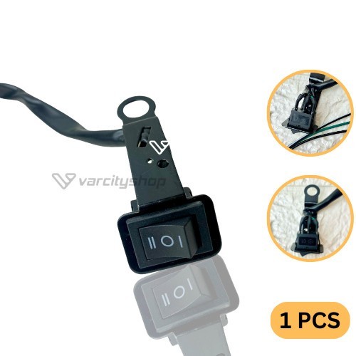 Jual Saklar Power Switch Bracket 2 ON Lampu Motor Stang Outdoor Plus ...