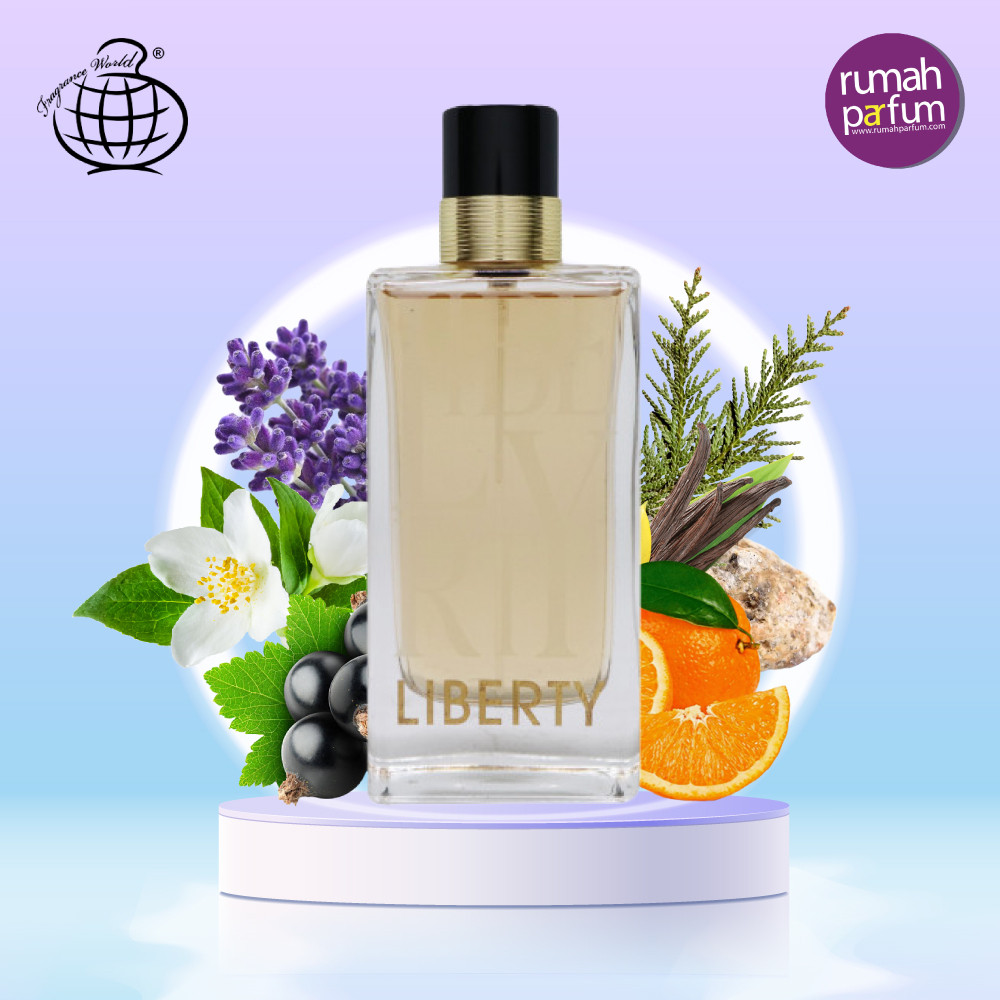 Jual Parfum Wanita Fragrance World Liberty Woman (100 mL) Perfume Cewek ...
