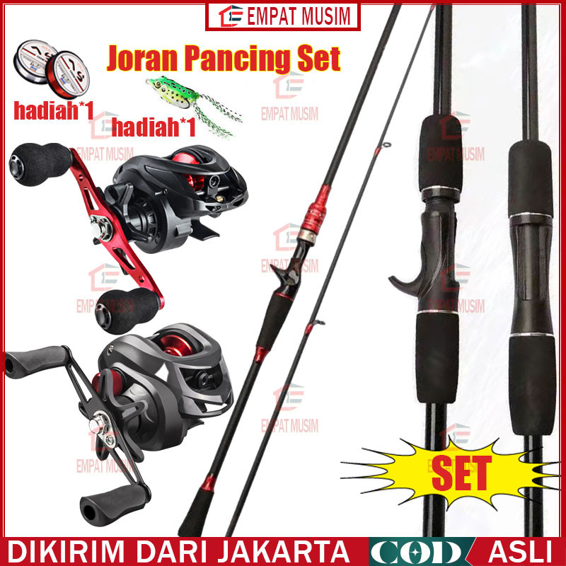 Jual 1set lengkap murah pancing casting full set / pancing 1set lengkap ...