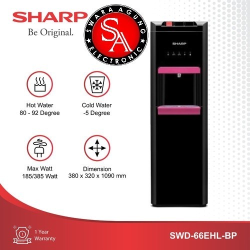 Jual Dispenser Galon Bawah Sharp Type: SWD-66EHL BP (Khusus Daerah Medan) | Shopee Indonesia