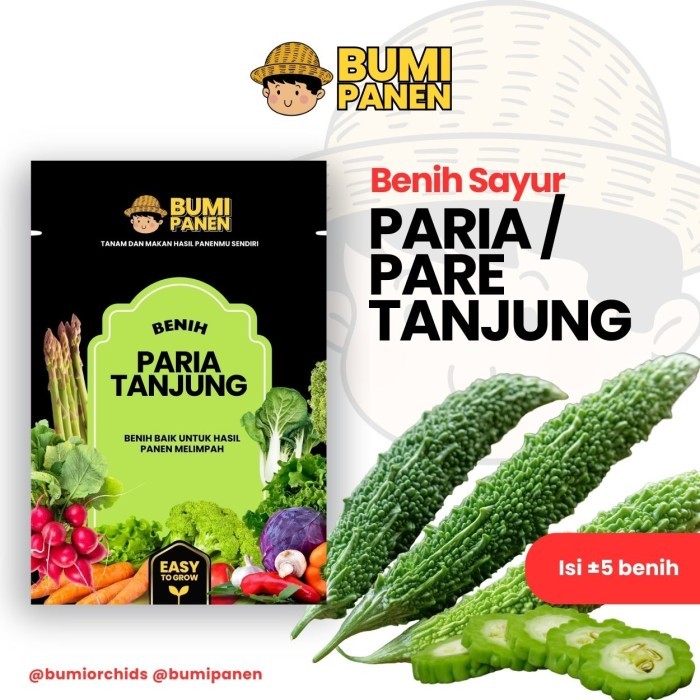 Jual BUMI ORCHIDS Benih Paria / Pare Tanjung | Panen Seed Benih ...