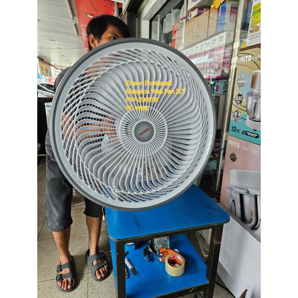 Jual MASPION WALL FAN 20" PW-2006W - PW2006W | Shopee Indonesia