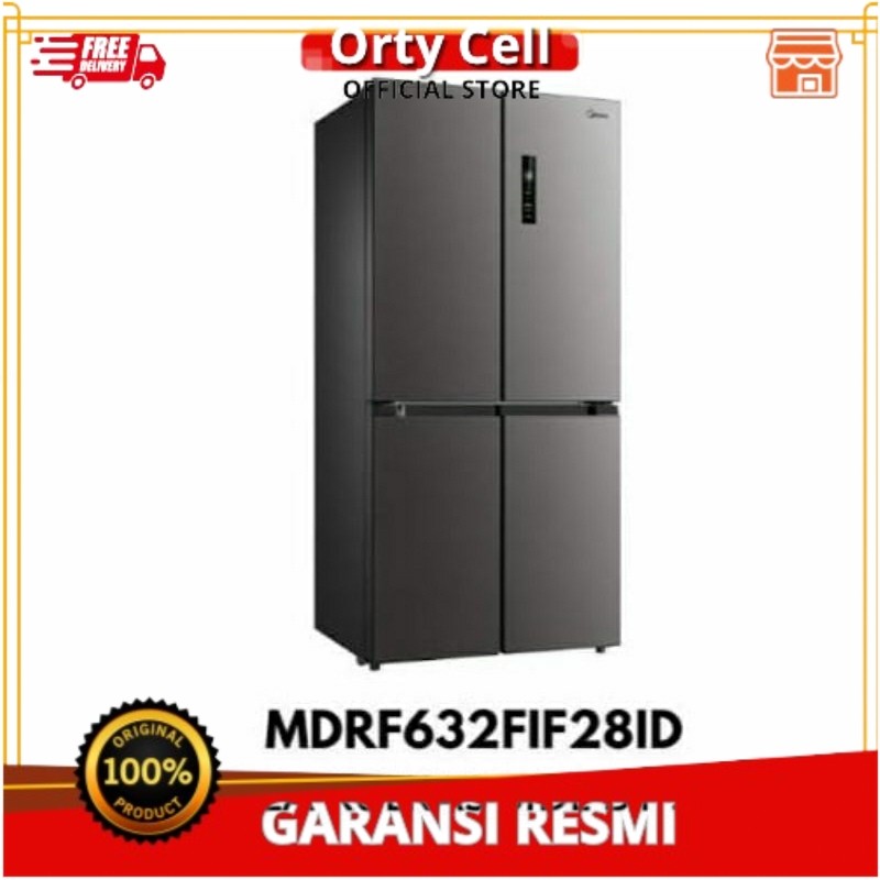 Jual Kulkas Multidoor (4 pintu) Midea Inverter MDRF632FIF28ID Garansi Resmi Lampung | Shopee ...
