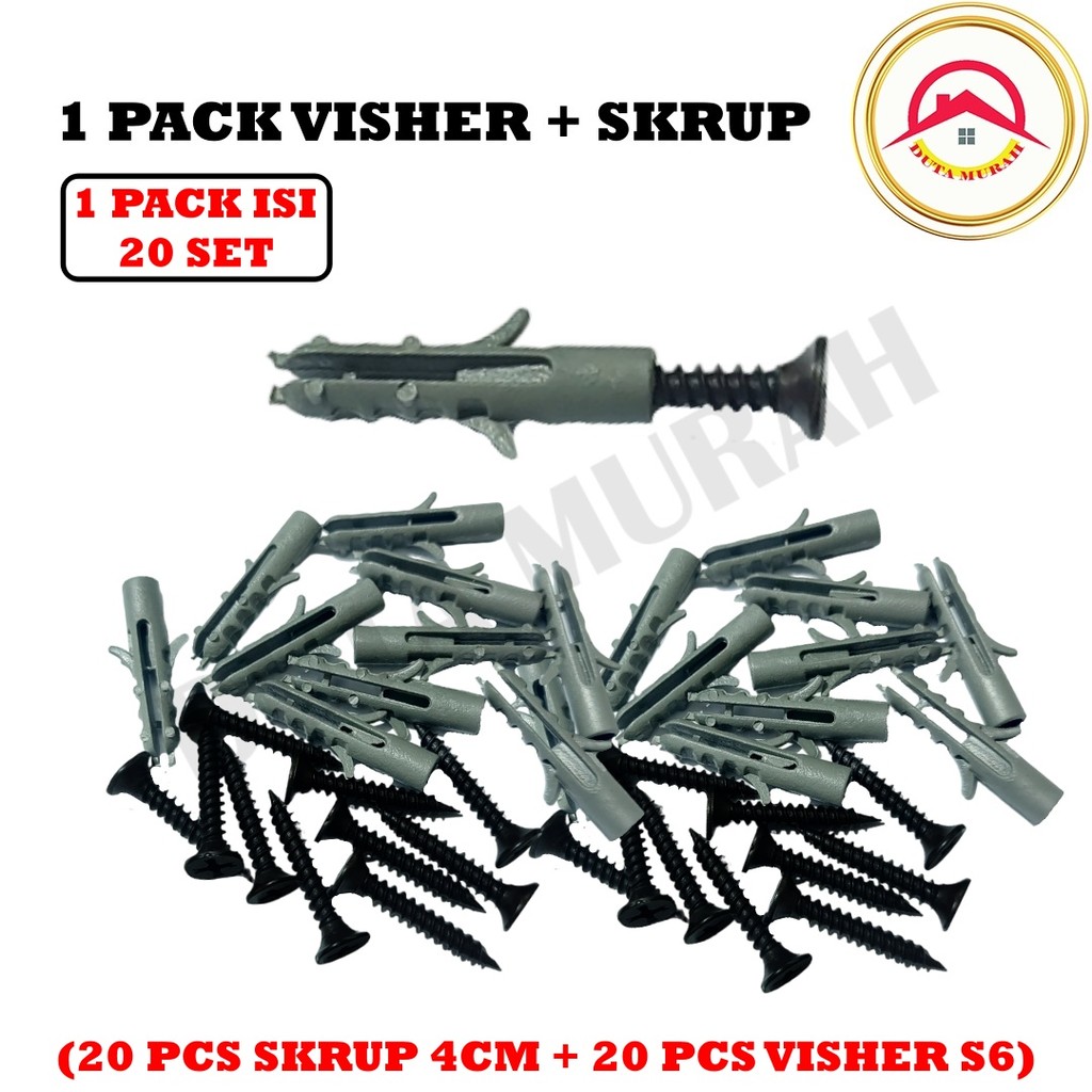 Jual Skrup Sekrup Set Spiser S6 4CM Screw Drywall Hitam Sekrup Gypsum | Shopee Indonesia