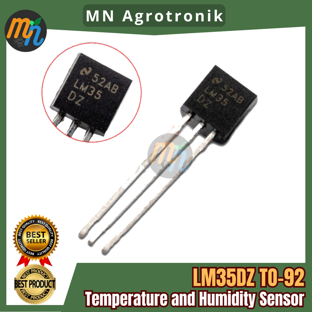 Jual LM35 Temperature Sensor LM35DZ TO-92 LM35 DZ TO 92 | Shopee Indonesia