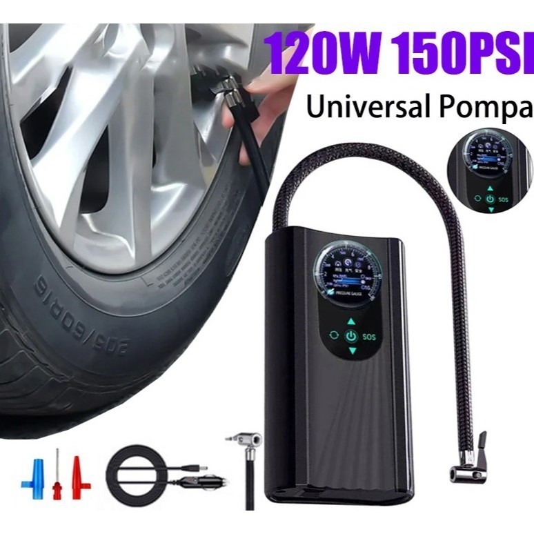 Jual Elektrik Pompa Ban Mobil / Pompa Ban Mobil Elektrik Serbaguna ...