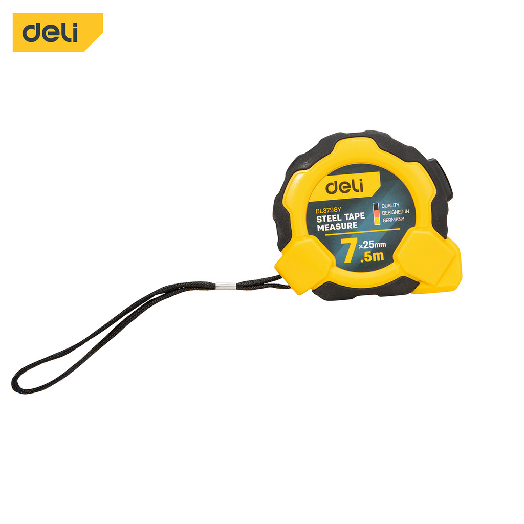 Jual DELI TOOLS EDL3798Y Meteran 7,5mx25mm | Shopee Indonesia