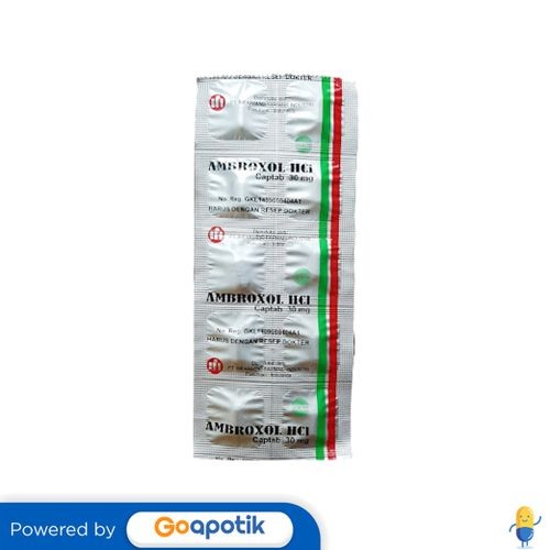 Jual Ambroxol Hcl Imfarmind 30 Mg Strip 10 Kaplet | Shopee Indonesia